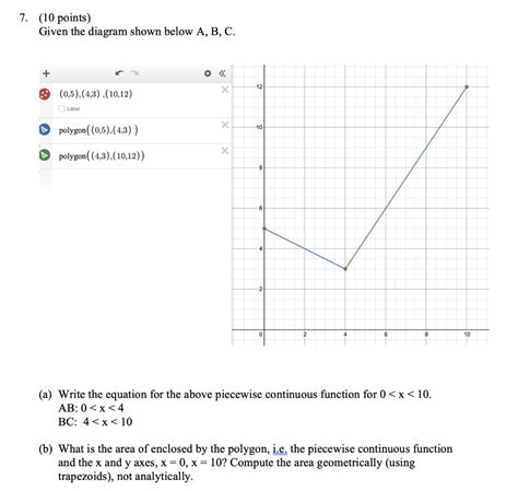 solved 7 10 points given the diagram shown below a b c