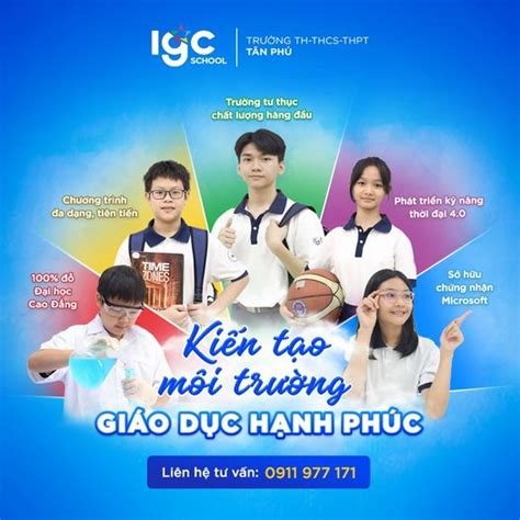 Cùng trường Tân Phú kiến tạo môi trường học tập hạnh phúc cho các thế
