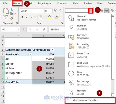 How To Calculate The Variance Using A Pivot Table In Excel Easy Steps