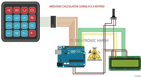 Arduino Calculator Using 4x4 Keypad 4 Steps With Pictures Instructables