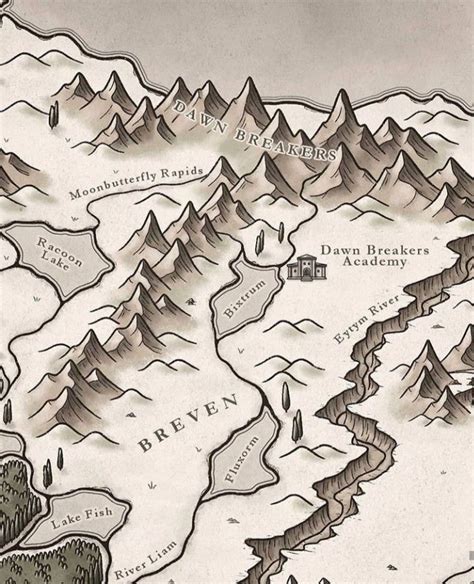 How To Draw Ridge Line Mountains On Your Fantasy Maps Artofit