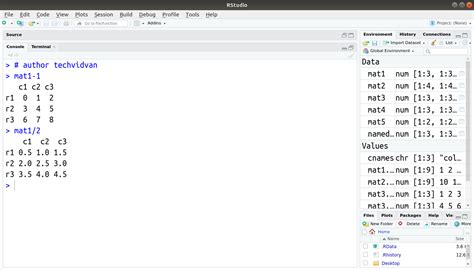 r matrix how to create name and modify matrices in r techvidvan