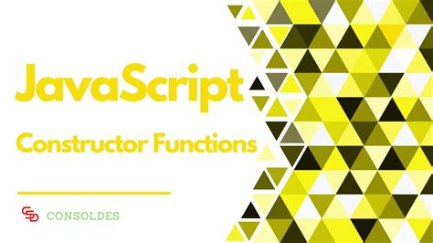 javascript constructor functions youtube