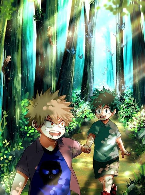 Pin De Uzumakikorra En Katsudeku Bakugou Katsuki And Midoriya Izuku Personajes De Anime