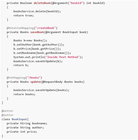 graphql with spring boot spring boot in java inexture