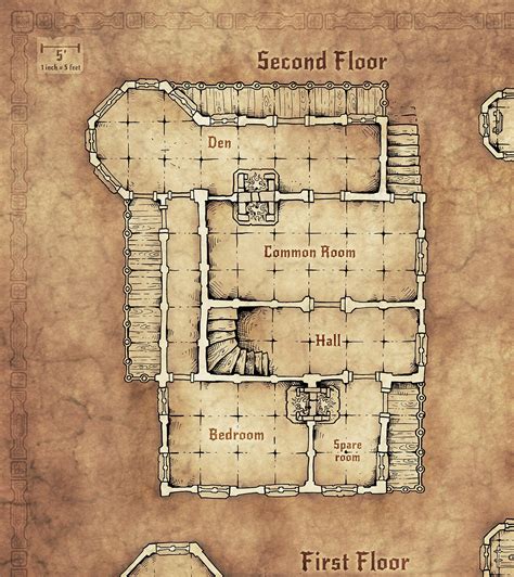 Dnd 5e Manor Map