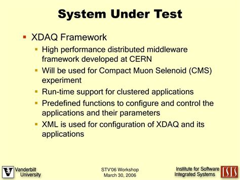 ppt a model driven tool for automated system level testing of middleware powerpoint