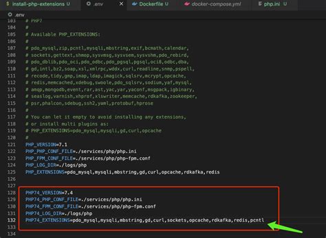 dnmp 运行多php版本 php74安装支持swoole kafka redis 及运行hyperf项目 洪先森 博客园