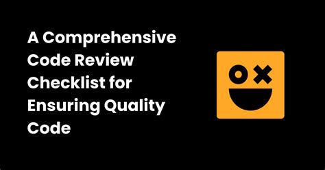 code review checklist checklist gg