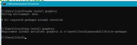 通过anaconda安装graphviz python linxid 百度飞桨星河社区