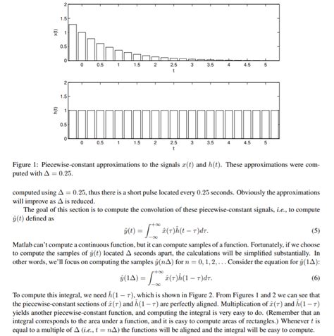 2 numerical approximation to convolution the