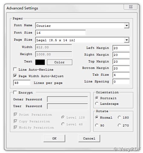 How To Convert Text File To PDF File With 48 Text Lines Per PDF Page