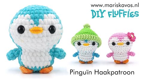 Pinguïn knuffel haken makkelijk haakpatroon voor beginners YouTube
