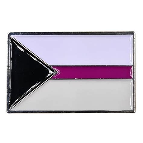 Asexual Pin Asexual Pride Flag Badge Ace Pride Enamel Pin Etsy