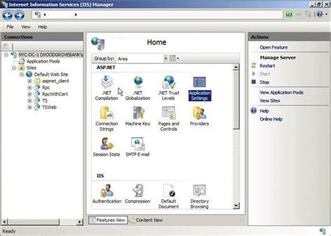 how to deploy asp web site content on iis 7 0