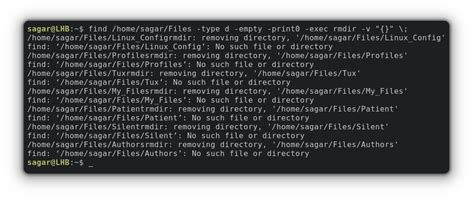 Find Empty Directories In Linux Command Line