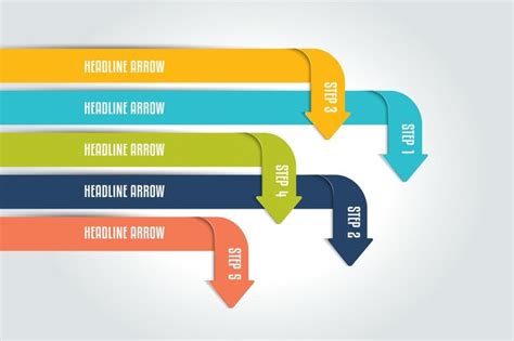 Premium Vector Arrow Infographics Scheme Chart Flowchrt Diagram