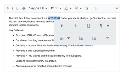angular rich text editor markdown editor syncfusion