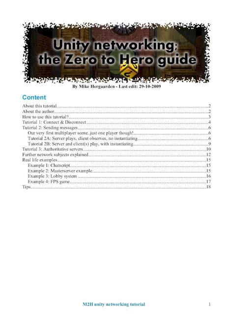 pdf m2h unity networking tutorial dokumen tips