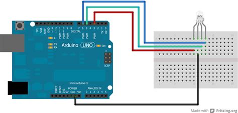 Arduino Rgb Led Schematic