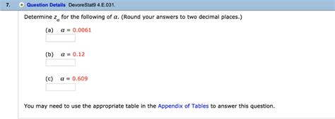 solved 7 question details devore stat9 4 e 031 determine