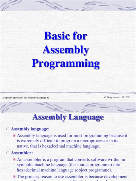 basic tasm pdf assembly language instruction set
