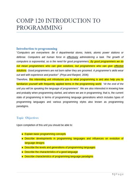 comp120classnotes intro to programming pdf computer programming programming paradigms