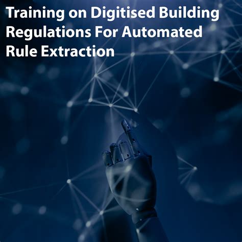 training on digitised building regulations for automated rule extraction building innovation