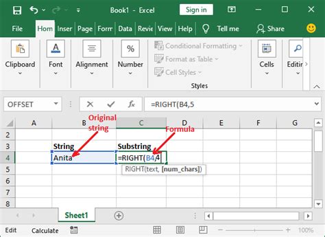 excel substring formula extract text efficiently free online tutorial library