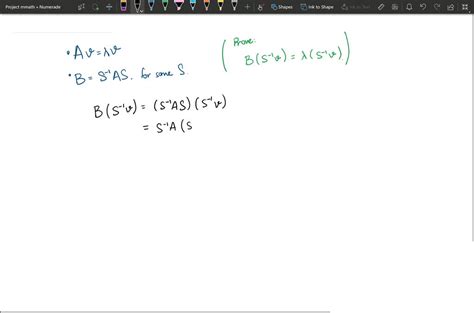 solved in theorem 7 3 3 we proved that similar matrices have the same eigenvalues this