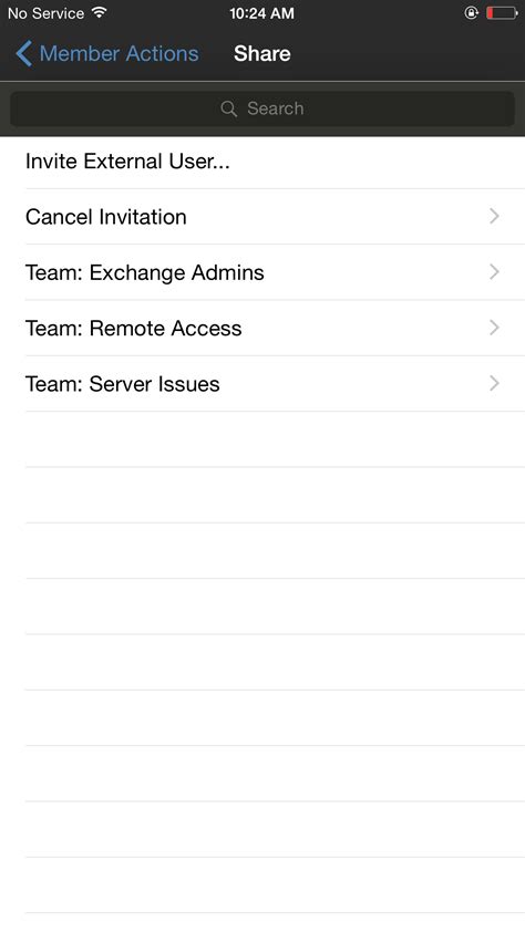 share a session with other members from the ios access console