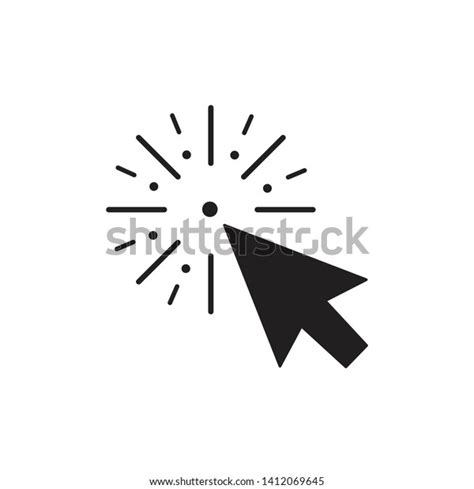 Mouse Cursor Symbol Arrow Click Pointer 库存插图 1412069645 Shutterstock