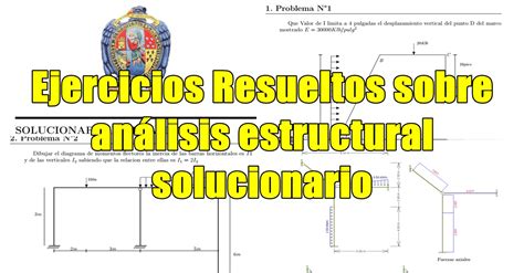 Ejercicios Resueltos Sobre Análisis Estructural Solucionario Requisitos Y Mas Info AquÍ 👉