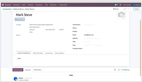 Order Configuration Shopify Odoo Connector By Emipro