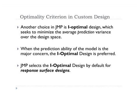 optimality criterion