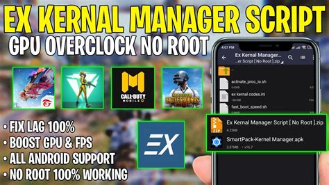 Smart Kernal Manager Script File For Gaming Gpu Overclock No Root