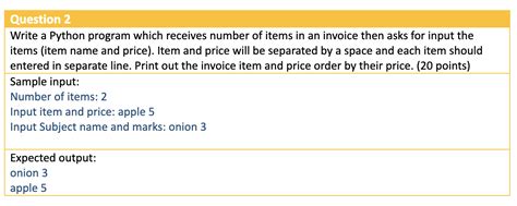 solved question 2 write a python program which receives