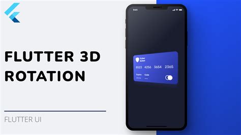 Flutter Animation Tutorial 3D Card Animation Using Flutter YouTube