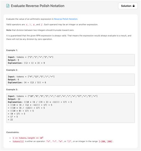 [leet code] evaluate reverse polish notation