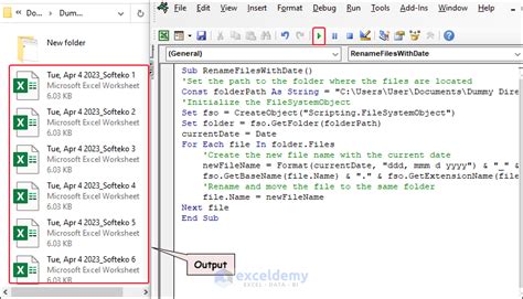 Excel VBA To Loop Through Files In Folder And Rename