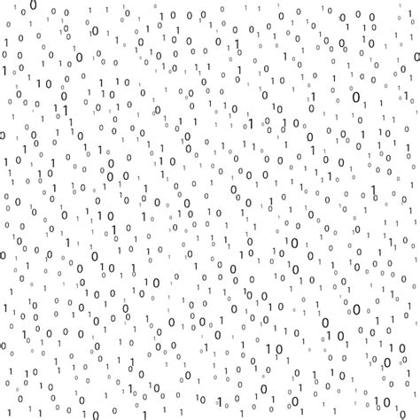 Premium Vector Matrix Background With Numbers On The Screen Binary