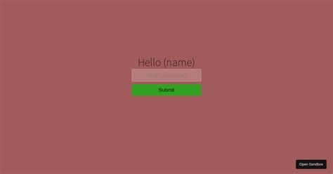 React Forms Forked Codesandbox