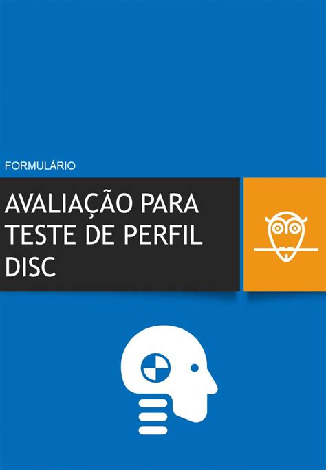 Formulário de Avaliação para Teste de Perfil DISC em PDF Vizual