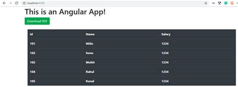 how to export pdf in angular tutorials link