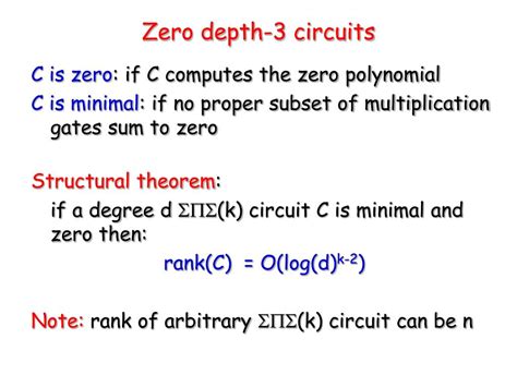 ppt reconstruction of depth 3 circuits powerpoint presentation free download id 3748456