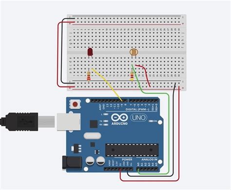 light sensor photoresistor with arduino in tinkercad 5 steps with pictures instructables