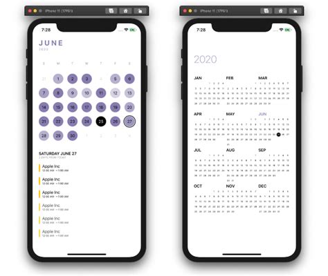 swiftui calendar component daisy elberta