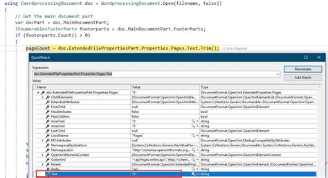 Openxml How To Get MS Word Total Pages Count Using Open XML SDK