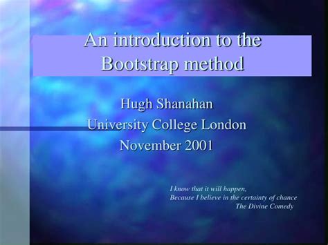 ppt an introduction to the bootstrap method powerpoint presentation free download id 3261604