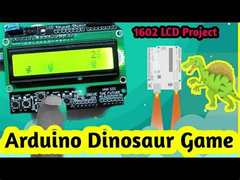 Arduino LCD Dinosaur Game Arduino LCD Games 1602 LCD Projects Arduino LCD Projects